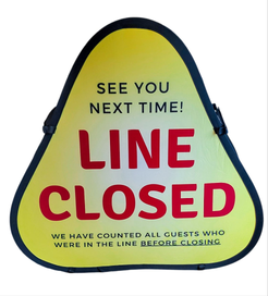 The Line Sign – Rosie's Industry Innovations